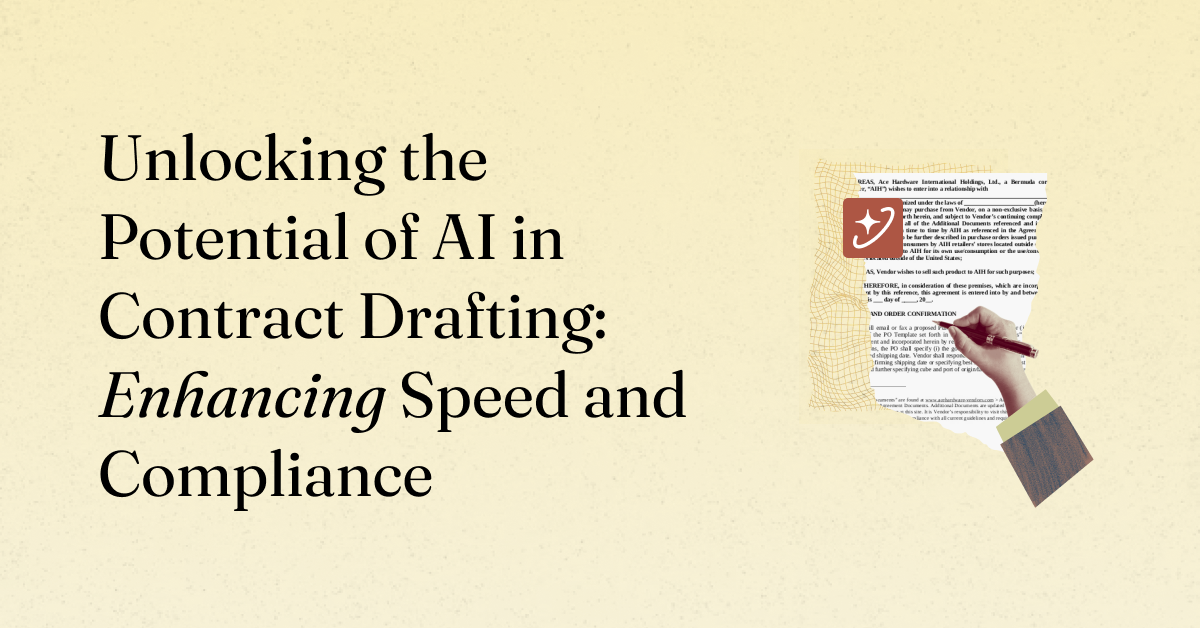 Ai Contract Drafting Enhanced Speed And Compliance